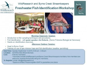 Fish Identification Workshop | WildResearch: Conserving Nature Through ...